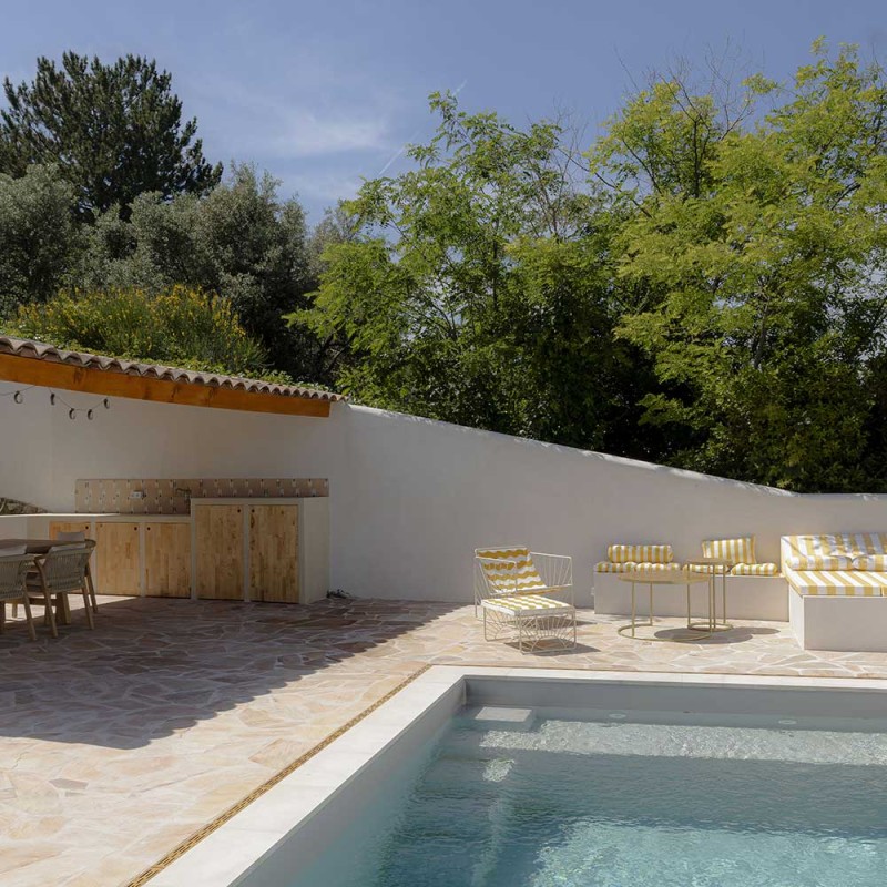 Carrelage Quartzite rose Opus | Pierre naturelle