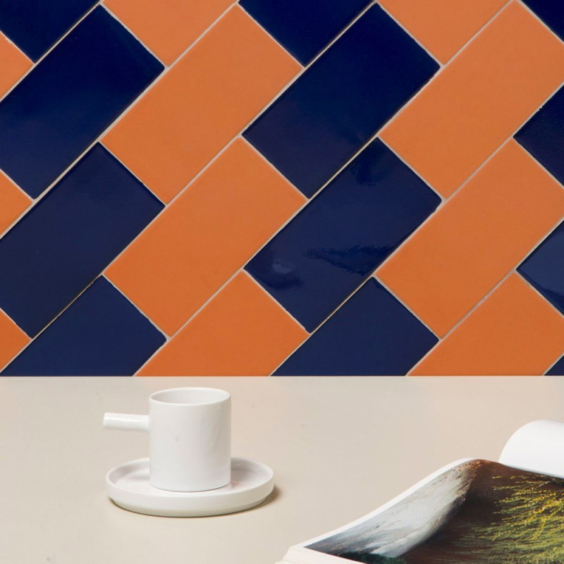 Carrelage terre cuite rouge brut | Lisa Cat
